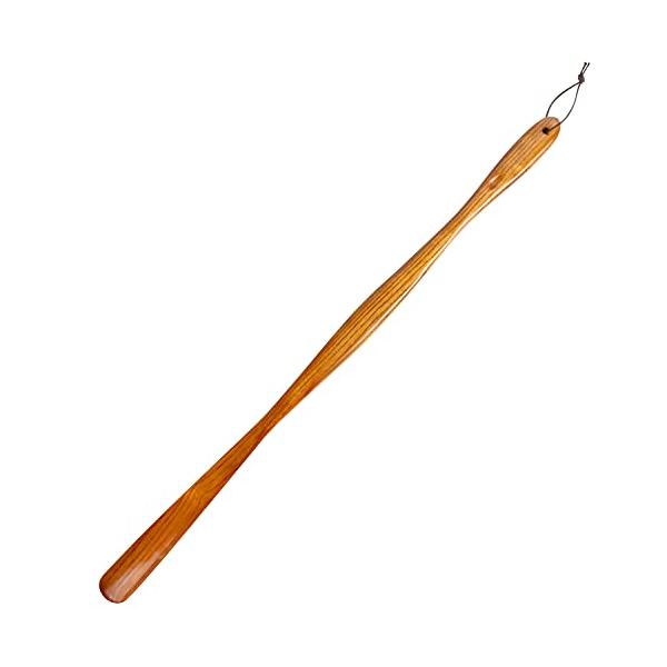 長さ 75cm　長い靴べらなので、腰をかがめずに靴が履けます。  表面 高級うるし塗り仕上げ  素材 ヒメツバキ  重さ 軽量130gファッション/ケア用品・工具・時計バンド/シューケア・シューアクセサリー/靴べら