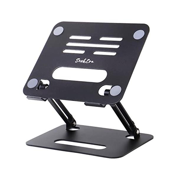 SeekEra PCスタンドはモバイルノートパソコン及びiPad等のタブレットに特化したラップトップスタンドです。快適なリモートワーク生活を得る為にデザイン性にも優れた自分専用のワーク環境を調整可能です。画面を目線に近づけ視線の移動を少なる...
