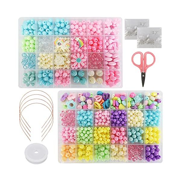 ビーズアクセサリー工作キット 子供※製造時期により一部パーツが変わることが御座います。ホビー/手芸・画材/ビーズ・レジン・アクセサリー/ビーズ・アクセサリーキット
