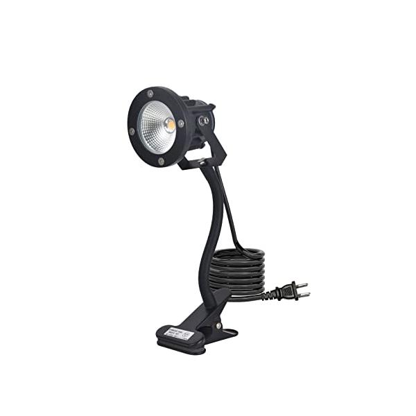 2024最新版仕様 電圧：AC85V*265V / 消費電力：7W / 色温度：昼光色 6000K / ルーメン：630Lm / 照射角度：120*/ クリップくわえ幅：約10*60mm / 防水規格：IP65 / 電源コード:約3ｍ　※付...