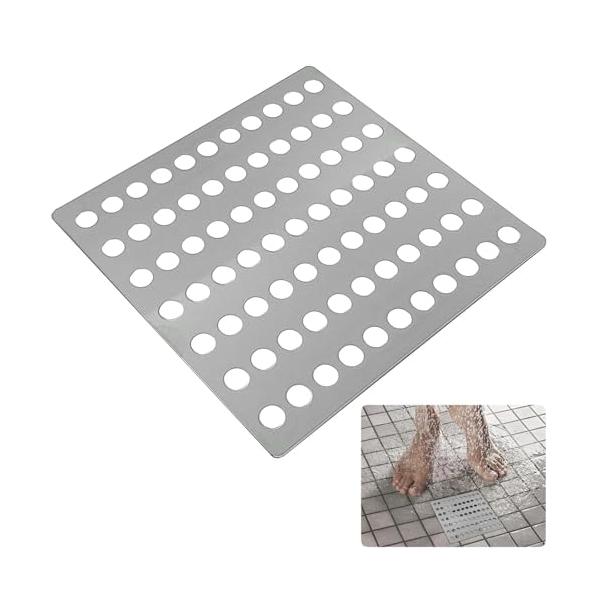 セット内容 ステンレス製旋流式排水蓋 *1。サイズ：15cm*15cm 6*6 インチ 、厚さ 6mm。ほとんどの排水管に対応し、簡単に取り付け可能です。 素材特徴 高品質ステンレス素材を採用し、優れた耐久性を実現。耐食性・防錆性に優れ、屋...