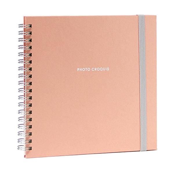 本体寸法:タテ166*ヨコ175*背巾15mm本体重量:155g特殊紙ポリプロピレン貼り表紙台紙:かける*のエアー台紙(白)8枚(貼付有効サイズ:タテ140*ヨコ130mm)バンド付家電＆カメラ/カメラ/写真整理・保管/アルバム