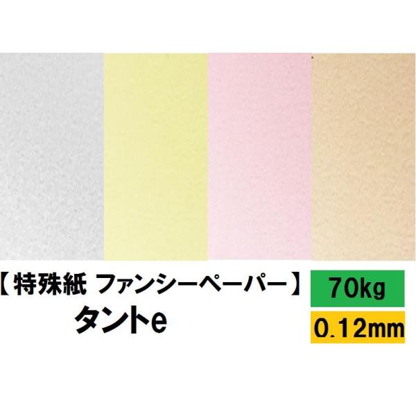 【商品情報】■商品名　　TANT(タント)■連量　　　70kg■厚さ　　　約0.12mm■メーカー　特種東海製紙■カラー　　E-6 -7 -50 -53 -55 -57 -60 -62 -64 -66 -68 -71■その他　　温もりのある...