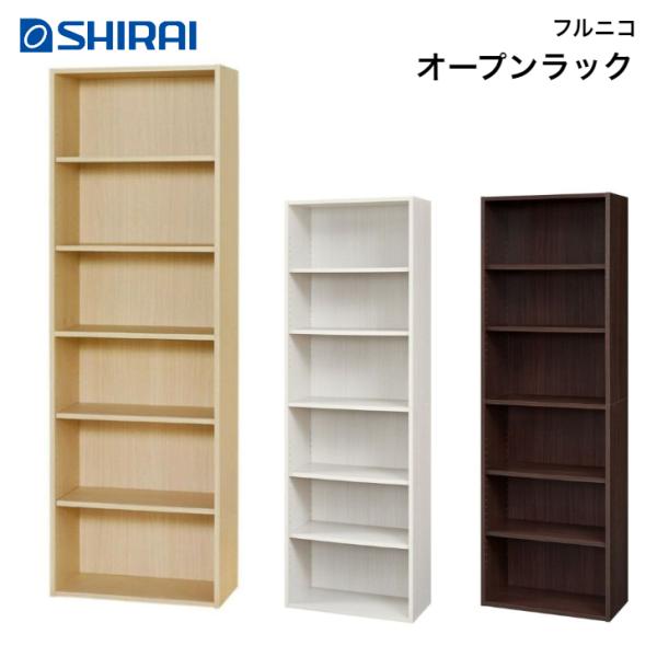 サイズ 幅581×奥行292×高さ1797mm材質 本体素材・表面素材：プリント紙化粧繊維板耐荷重 棚板耐荷重：7kg備考 移動棚板　4枚免震補助バンド※お客様組立商品です。
