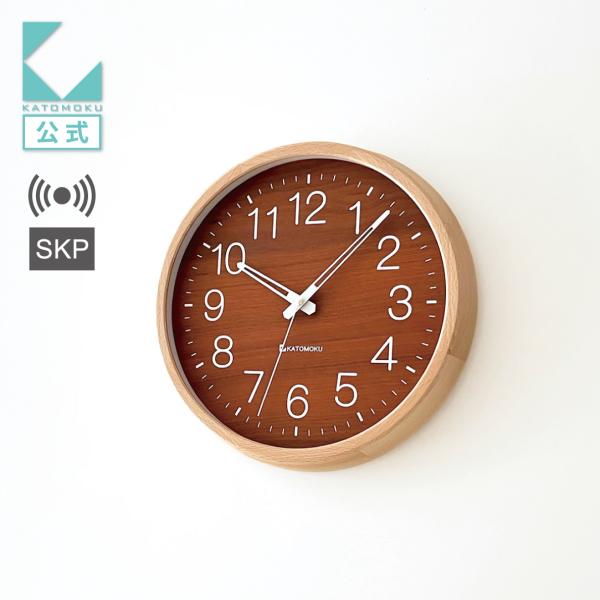商品説明サイズ：Φ300×50mm重　量：900g材　質：ビーチ（木枠）、ウォールナット突板（文字盤）、ガラス　色　：ナチュラル仕　様：SKP電波スイープムーブメント（連続秒針）付属品：取扱説明書、保証書、単３電池、壁掛け用木ネジ、クロック...