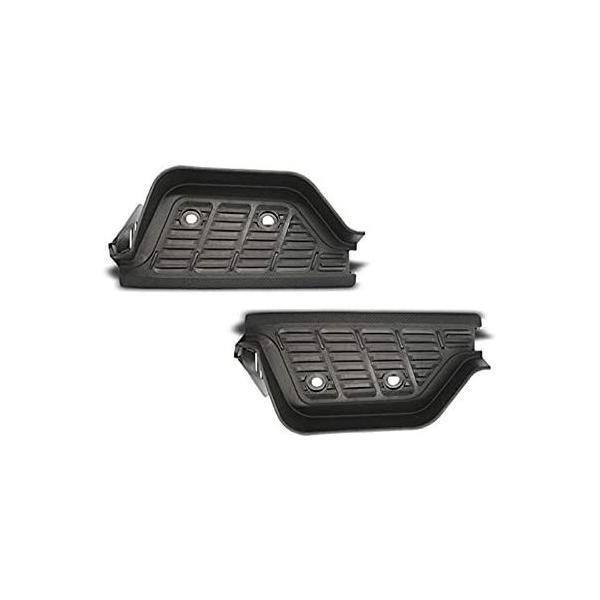 "    「適合車種」TOYOTA　ハイエース200系1-5型　標準/ワイドボディ　H16/8~    「素材」ウレタン製    セット内容：左右セット2点    純正タイプとなります。    取り付けネジがついておりません。"