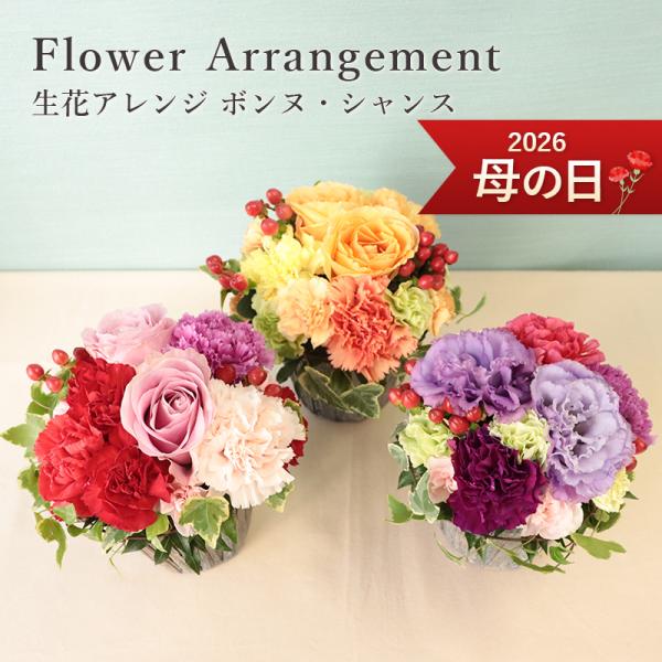【発売日：2026年02月01日】銀座花門の母の日ギフト。日頃の感謝の気持ちを込めて…。 ■サイズ W20cm H18cm ■商品内容銀座花門がおすすめする銀座らしい大人なイメージでお作りした母の日アレンジメントです。華やかな姿が魅力的なフ...