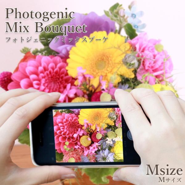 【フロレアルオリジナルのフォトジェニックMIXブーケ】■サイズW20cm H30cm■商品内容 どんな生活シーンにもかかせない花々。誕生日や記念日はもちろん、特別な日じゃなくても贈りたくなる花。花と一緒の、その特別な瞬間を写真に写してみませ...