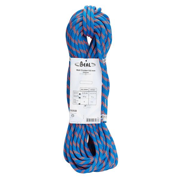 厚い外被をユニコア製法で芯と接着し、9.6mmながら耐久性に優れたロープ。消耗の激しいジムでの使用に最適です。