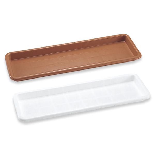 シンプルでベーシック。汎用性が高いプランター受皿。65cmプランター専用の受皿です。●商品情報●商品名/プランター 受皿 65サイズ/59.5×19.5×3.5H(cm)外寸/上部59.5×19.5(cm)　下部55.3×15.1(cm)　...