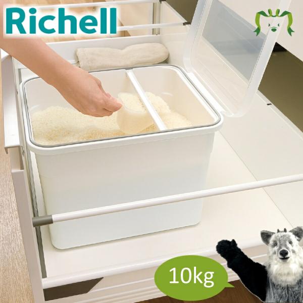 すり切ってお米の計量ができるお米専用ケースです。●商品情報●商品名/トトノ 引き出し用 米びつR 10kgサイズ/28×35×23.5H(cm)　フタオープン時：28×45×55(cm)容量/16L耐熱温度/　本体・フタ・すり切り棒・計量ス...