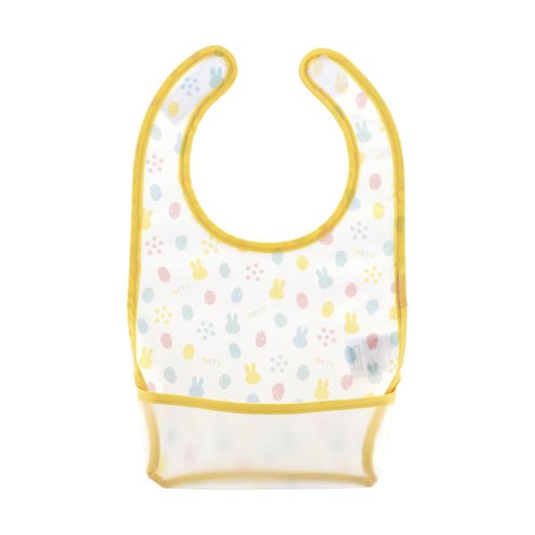 パッケージにダメージがあるためアウトレットとして販売しています。ミッフィー柄のお食事用のスタイです。●商品情報●商品名/ミッフィー お食事スタイ対象月齢/7カ月頃〜サイズ/　首回り：32(cm)まで　中心丈：20.5(cm)　身幅：22(c...