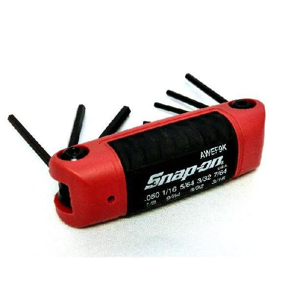 スナップオン ヘックスレンチ インチサイズ Snap-on社製  6角レンチのサイズは .050  1/16  5/64  3/32 7/64  1/8  9/64  5/32  3/16 です
