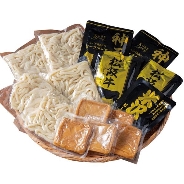【発売日：2026年06月15日】■商品説明【日本を代表する２つの組合せが登場！】日本三大和牛として、世界に誇る日本の和牛である、神戸牛・松阪牛・米沢牛を使ったビーフカレーと、その歴史は1000年を超える、讃岐うどんの詰合せです。カレーは、...