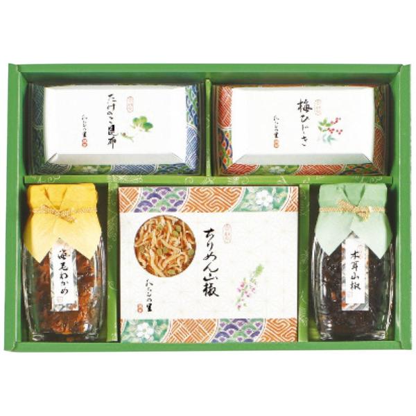 【発売日：2026年07月01日】■商品説明素材の持ち味をいかに引き出すかにこだわった、ごはんの友にも酒の肴にもなる、滋味豊かな味わいの数々。心を尽くした料亭ならではの味の詰め合わせです。■商品詳細製造生産地：日本製内容：海老わかめ65g・...