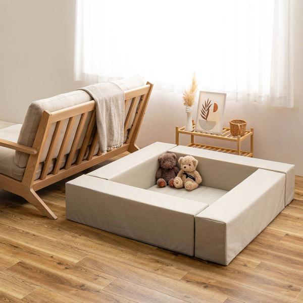 ■商品説明●ちょこっと置けるキッズコーナー●「もっとオシャレで手軽に置けるキッズコーナーがあれば…」●そんな思いから生まれた、いつものお部屋にちょこっと置けるキッズコーナー『チョコキッズ』●家具などにも馴染むようやさしいカラーのファブリック...