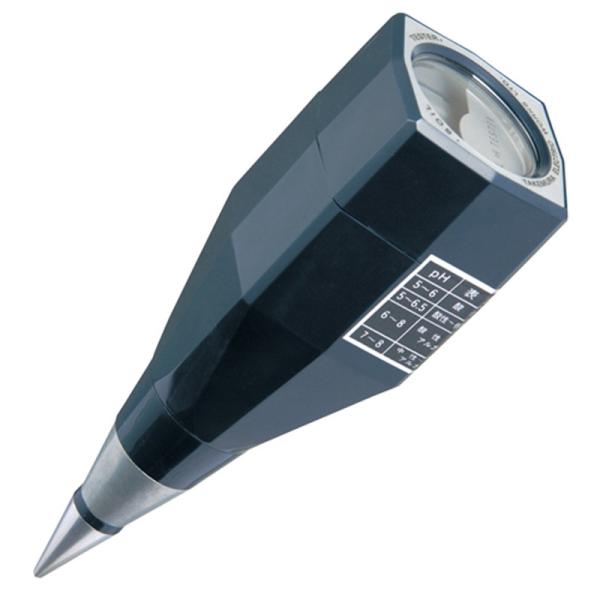 ■商品説明園芸や農作物の生育管理に！園芸・野菜栽培等で、土壌酸度(pH)管理の目安に。園芸や農作物の生育管理に。●土壌酸度(pH)が一目でわかります。●電池不要で操作は簡単。測定は1分間土壌に差し込むだけです。●土壌への挿入部分が円錐形でセ...