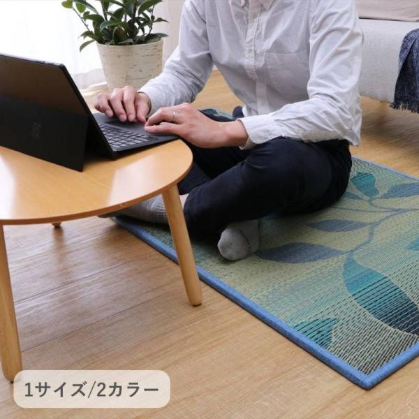 ■商品説明●女性でも簡単に持ち運び可能な軽量の置き畳●使わないときはコンパクトに収納が可能です。※画像はイメージです。■商品詳細サイズ展開：約82×164cmカラー：ブルー/グリーン組成：表地組成：い草100%、裏地組成：不織布（ポリエステ...