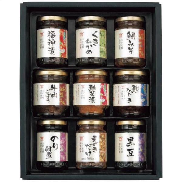 【発売日：2026年01月01日】■商品説明重厚感のある、瓶詰の詰合せ。江戸老舗東京・上野「酒悦」のまごころ込めた贈り物。山の幸・海の幸を素材に作り上げた佃煮のセットです。■商品詳細製造生産地：日本製賞味期間：製造日より常温約540日アレル...