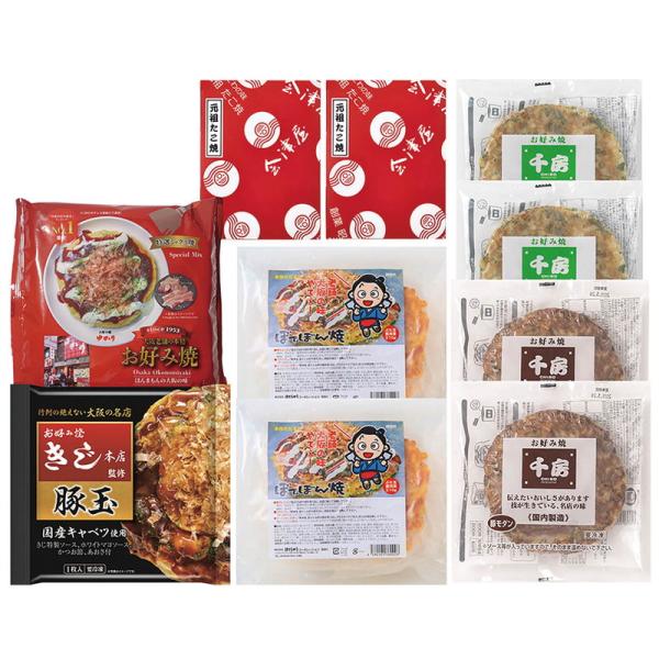 【発売日：2026年06月15日】■商品説明大阪を代表する5店舗の味をご自宅でお楽しみいただけます。大阪はもとより、世界をも魅了する〈千房〉、マヨネーズをお好み焼にかける食べ方・モダン焼を誕生させた〈ぼてじゅう〉、洋食の技を活かした独自レシ...