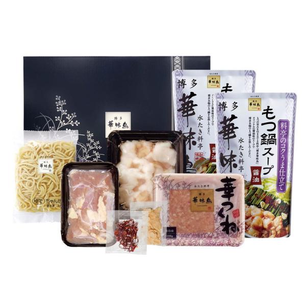 ■商品説明九州産「華味鳥」のハラミと牛小腸を組み合わせたオリジナルのもつ鍋セットを作りました。ちゃんぽん麺でしめくくるところまで博多の醍醐味をご家庭でたっぷり楽しんでいただけるセットです。  ■商品詳細製造生産地：福岡内容：もつ鍋スープ 6...