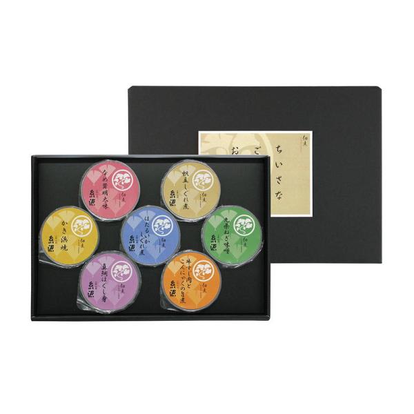 【発売日：2025年04月01日】■商品説明国産牛のすじこん、九条ねぎ味噌、帆立のしぐれ煮、かきの浜焼きなど、国産の主原料を使用した人気のごはんのおとも7種類を、食べきりサイズでご用意いたしました。温かいごはんの上にのせて、お召し上がりくだ...