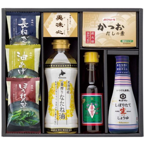 【発売日：2026年07月01日】■商品説明毎日のメニューの幅が広がる、とっておきの必需品をセット。■商品詳細製造生産地：日本製内容：フリーズドライ味噌汁(長ねぎ6.3g・油あげ7.2g・ほうれん草6.2g各1個)・北海道産一番搾り菜種油3...