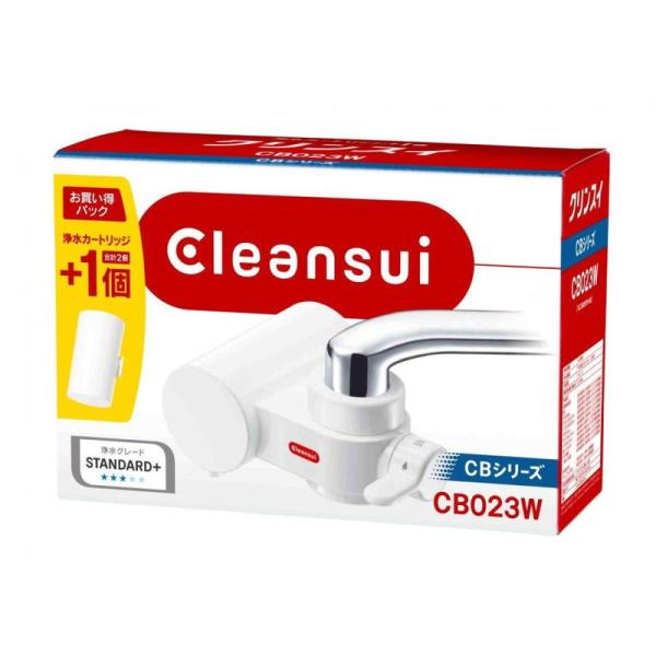 ■商品説明●たっぷり使えて経済的なクリンスイ蛇口直結型浄水器。●シンプル浄水器CBシリーズ。●従来のシャワーよりも約30%の節水を実現。●さらに水はねも少なくシンクをキレイに保てます。●片手で簡単に交換できる簡単スライドカートリッジ。●除菌...