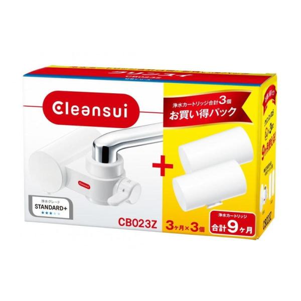 ■商品説明●たっぷり使えて経済的なクリンスイ蛇口直結型浄水器。●シンプル浄水器CBシリーズ。●従来のシャワーよりも約30%の節水を実現。●さらに水はねも少なくシンクをキレイに保てます。●片手で簡単に交換できる簡単スライドカートリッジ。●除菌...