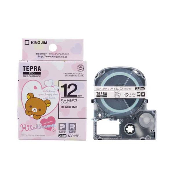 ■商品説明「テプラ」PROテープカートリッジ リラックマラベルリラックマラベルでもっと楽しく！のんびり癒しのキャラクターラベルです。※機種により対応幅が異なりますのでご注意ください。■商品詳細テープ幅：12mmテープ長さ：2.5mラベル色：...