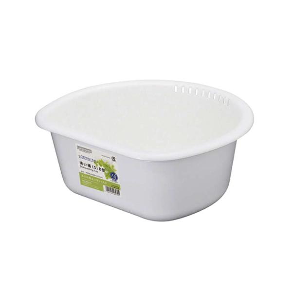 ■商品説明●少人数向け小さめの洗い桶です。●箸などがあふれて落ちにくいオーバーフロー防止スリットが付いています。●溶けださない安全な銀イオン系抗菌剤が練り込まれています。■商品詳細製品型番：K-1647生産地：日本サイズ(約)：幅330×奥...