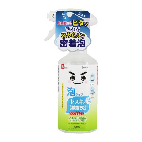 ■商品説明●大人気の「セスキの激落ちくん」に泡タイプが登場。 特殊トリガーから出る細かい泡が汚れに貼りつきます。●水を独自の方法で電気分解したアルカリ電解水に、セスキ炭酸ソーダを配合した無色無臭の万能クリーナーです。●ニオイの元となる汚れや...
