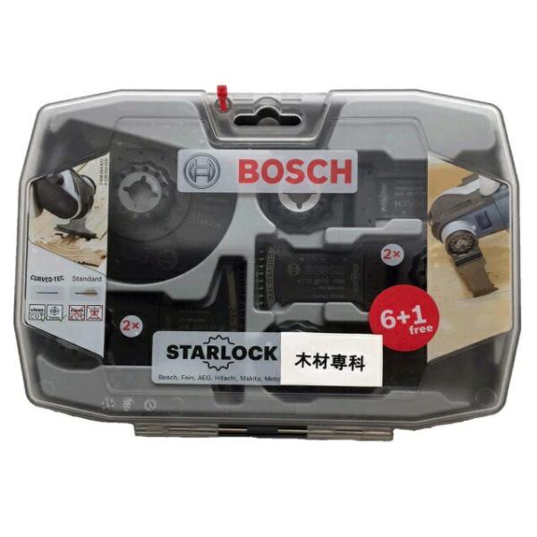 ボッシュ BOSCHマルチツール用アクセサリー スターロックシステムSTARLOCK　木材専科2 608 664 623■セット内容・ACZ85ECNx1枚・AII65BSPBx2枚・AIZ32APBx1枚・AIZ32BSPBx2枚・AIZ...