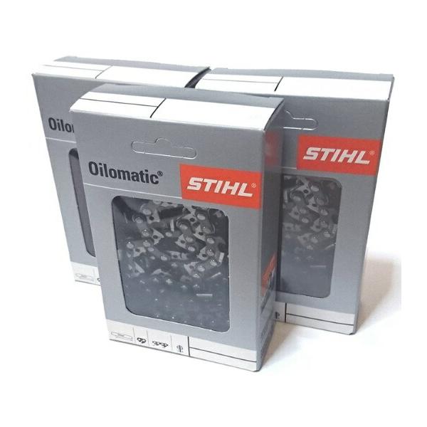 スチール STIHLソーチェン刃　3本セットソーチェン刃商品番号3610-000-0050　61PMM3-50MS170C-E ガイドバー350mm用ソーチェン刃■適合：スチール(STHIL)社製品・MS170C・MS180C・MS192C...