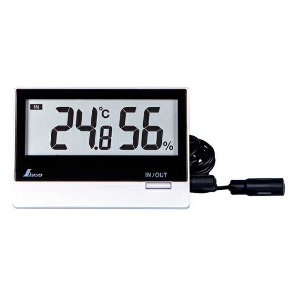 シンワ測定株式会社デジタル温湿度計 Smart B 室内・室外　防水外部センサー73119■特長・室内(IN)と室外(OUT)の温度と湿度を切り替えて表示します。・広い視野角で明るさ、映り込みにくさ、フォントにこだわった液晶表示です。・スタ...