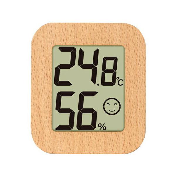 シンワ測定株式会社デジタル温湿度計 環境チェッカー木製ミニ ライトブラウン73232■特長・熱中症、インフルエンザの注意レベルをアイコンと文字でお知らせします。・スタンドで置型に、フック穴で壁掛けにできます。・コンパクトでインテリアに馴染む...