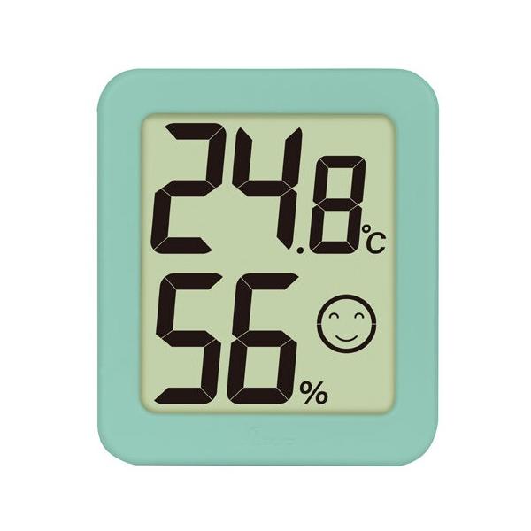 シンワ測定株式会社デジタル温湿度計 環境チェッカーミニ ミント73246■特長・熱中症、インフルエンザの注意レベルをアイコンと文字でお知らせします。・スタンドで置型に、フック穴で壁掛けにできます。・コンパクトでインテリアに馴染むシンプルなデ...