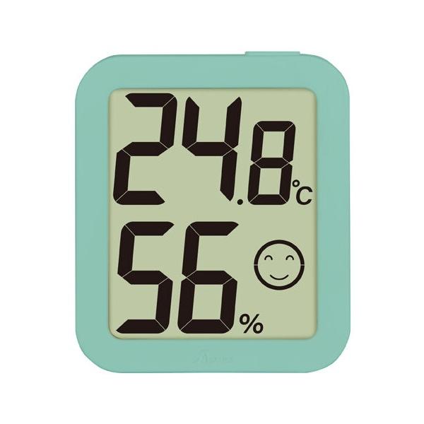 シンワ測定株式会社デジタル温湿度計 環境チェッカー ミント73249■特長・熱中症、インフルエンザの注意レベルをアイコンと文字でお知らせします。・最高温度・湿度、最低温度・湿度の表示切替ができます。・スタンドで置型、フック穴で壁掛け、マグネ...