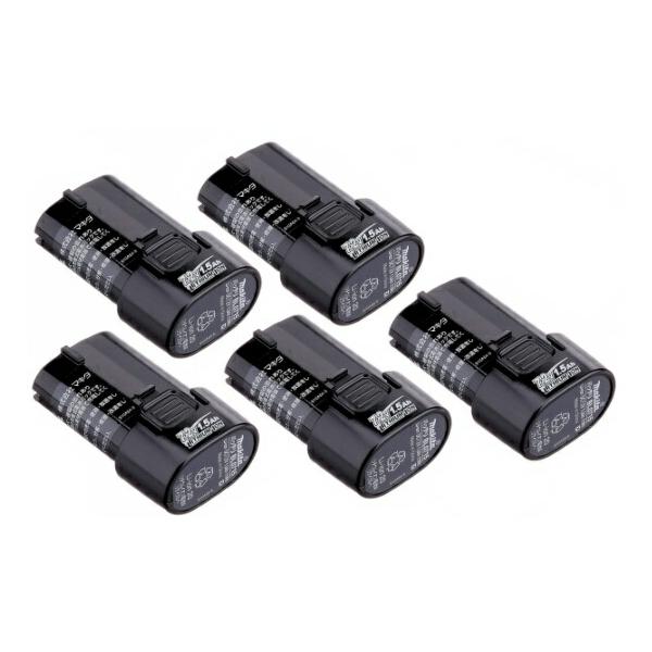 セット品をバラした商品です。マキタ makita7.2V 差込み式リチウムイオンバッテリ BL0715(1.5Ah)5個セットA-61260新・7.2Vバッテリー採用■仕様・電圧:7.2V・容量:1.5Ah・商品重量:140g・バッテリータ...