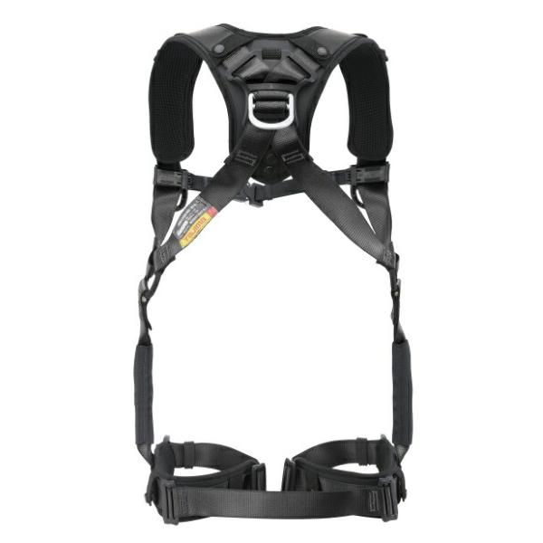 タジマ TAJIMA腰に道具を付けたまま、ハーネスがすぐ着れる！すぐ脱げる！ハオルハーネスHA 黒AHAF-BK■機能・快適性と装着性、軽さにとことんこだわったハイスペックモデル・腰道具を付けたまま脱ぎ着ができます。ハーネスを使う時に胴ベル...