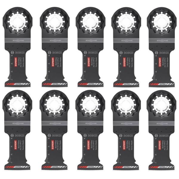 ボッシュ BOSCHエキスパートレンジアクセサリー超硬マルチツールブレードSTARLOCK 木材＆金属用AIZ32APILT 10個入注文番号：2608902396■使用可能機種　ボッシュ、マキタ、日立 OILマルチツール、ボッシュ スター...