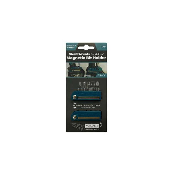 ステルスマウント StealthMountsマグネティックビットホルダー ブルーBH-MK-BLU-2マキタ（Makita）のインパクトドライバーに設置できるマグネット式ビットホルダーです。■特長・最大5つのビットを保持できるように設計され...