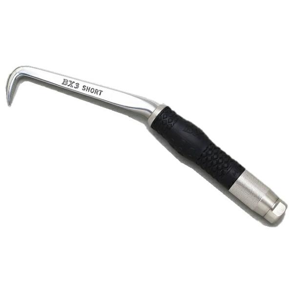 MIKIBXハッカー ショート A・GRIPBX3Aグリップカラー：ブラック■特長鉄筋を結束線で結束する時に使用する工具です。回転部にボールベアリングを使用しており、スムーズに回転します。■仕様SHORT/A・GRIP全長：247mmゴム部...