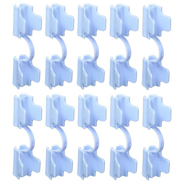 DAIM 第一ビニールトンネルパッカー 10個入 φ13mm用■特長・お好みの支柱太さに合わせ、トンネル栽培や保温・霜よけに最適です。・カンタン脱着、シートを傷つけない・クリップタイプだから、つまみ部分をつまむだけでシート固定や換気がカンタ...