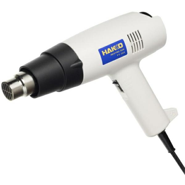 白光 HAKKO工業用ドライヤー 100V 平型プラグFV300-81■特長・工業用ドライヤーのスタンダードモデル・低価格で様々な作業が可能に・転倒時にパイプが床に付かない安全設計・別販売品FV-310とノズルの共有が可能・使用用途に合わせ...