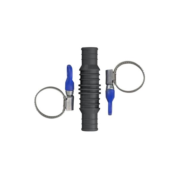 タカギ TAKAGIホース継手セット(CG)G152CGB■商品説明・ホースとホースをつなぐ・ホースバンドでホースをつなぐことができるアイテム・内径の異なるホースをつなぐこともできます・内径15-18mm/外径28mmまでのホースに対応・ホ...