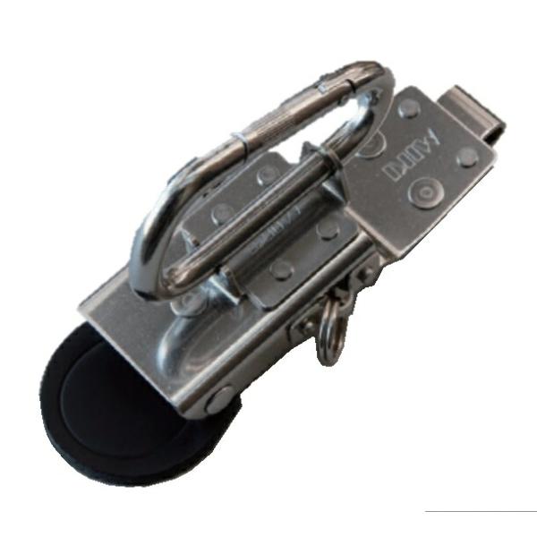 MIKI　ミキモンキーレンチホルダーSPH 80X DS・モンキーレンチ+小カラビナ(Φ8×約80L)ホルダー・ステンレス材、最高級牛表皮革　使用・着脱できるSPHタイプ※SPHシリーズはベルトストラップ(別売り)が必要です※この商品はすべ...