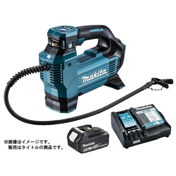 電池・充電器はその他機種のセット商品をバラシた商品です。説明書・外箱は付属しません。マキタ makita充電式空気入れMP181DバッテリBL1860B+充電器DC18RF付オリジナルセット品■世界最速の充填速度※マキタ社従来機と比較して約...
