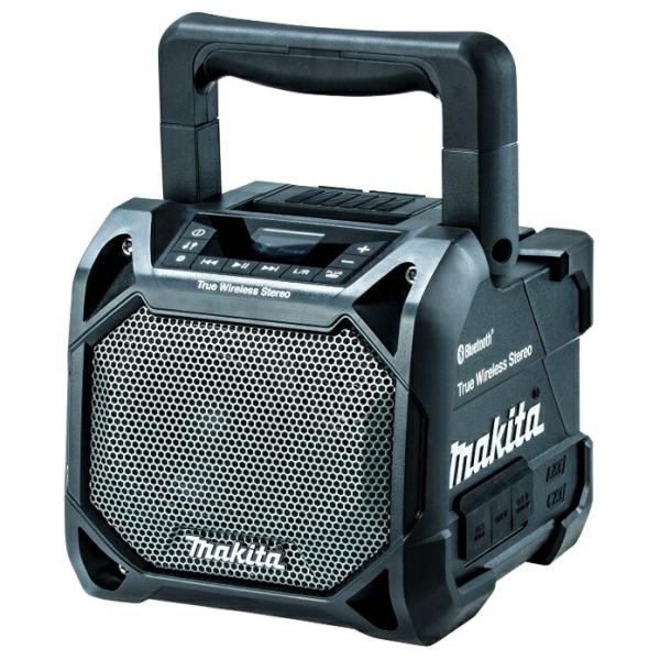 マキタ makita充電式スピーカMR203B※バッテリ・充電器は別販売品です。現場に響く上質サウンド、2台をBluetooth接続して迫力のステレオ再生可能■True Wireless Stereo ステレオモード2台のMR203をBlu...