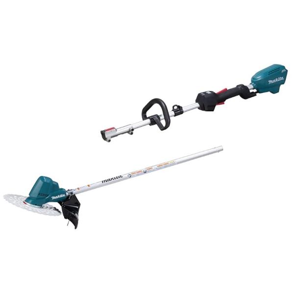 マキタ makita充電式草刈機MUR191シリーズ※販売はタイトルの商品です。■簡単刃物交換で使いやすさアップ・ツールレスシャフトロック　チップソーから樹脂刃へ簡単にチェンジ可能・金属刃・樹脂刃・ナイロンコード兼用プロテクタ付・一体型巻き...
